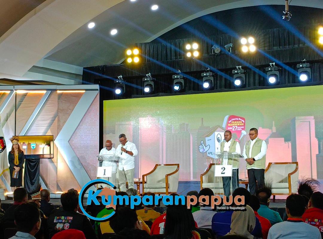 KPU Manokwari Gelar Debat Terbuka Pertama Antar Paslon Bupati dan Wakil Bupati Manokwari Tahun ...