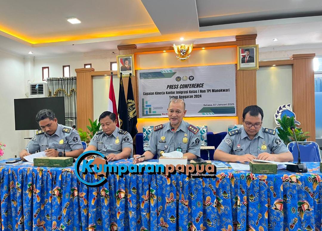 Kantor Imigrasi Kelas I Non TPI Manokwari Paparkan Capaian Kinerja Tahun 2024 - kumparanpapua
