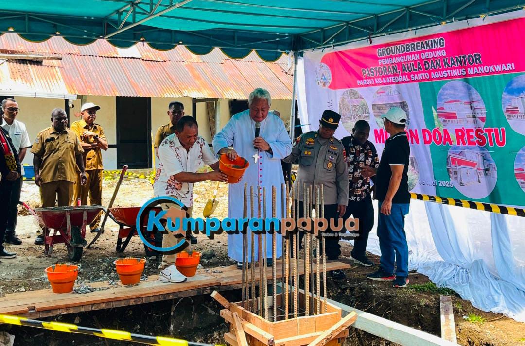 Pembangunan Paroki Santo Agustinus Manokwari Dimulai, Simbol Iman dan ...